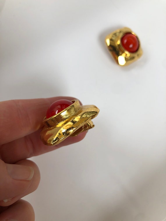 Edouard Rambaud Paris 1990's- Large diamond shape gol… - Gem