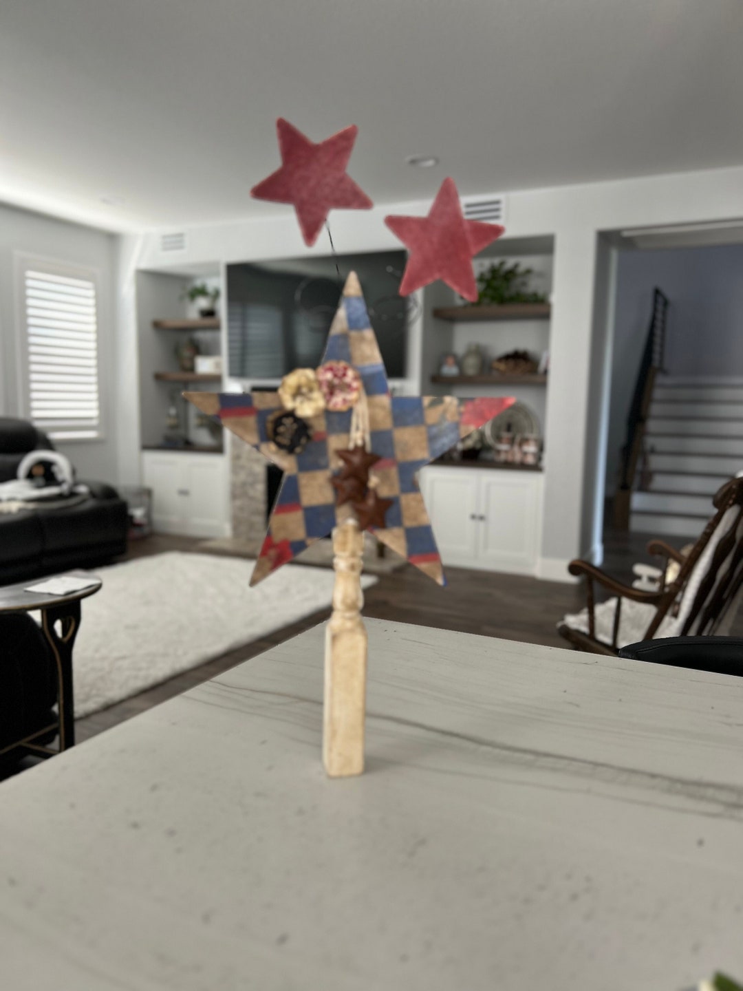 Americana Standing Star Decor - Etsy