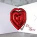 Lots of Love Heart Pop-up Card - Etsy