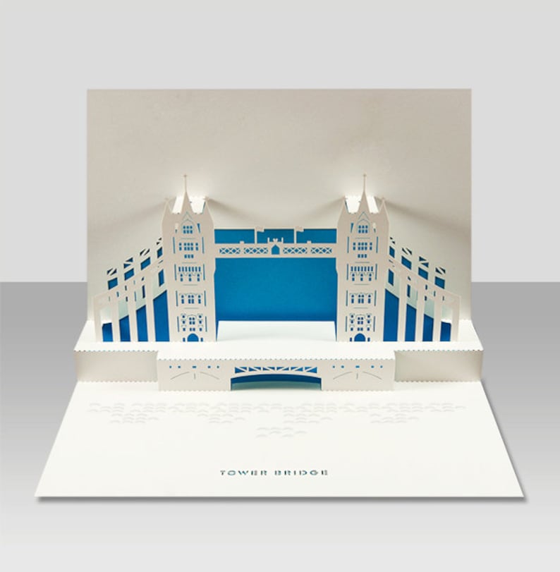 Tower Bridge 3D Pop-up Card - Etsy