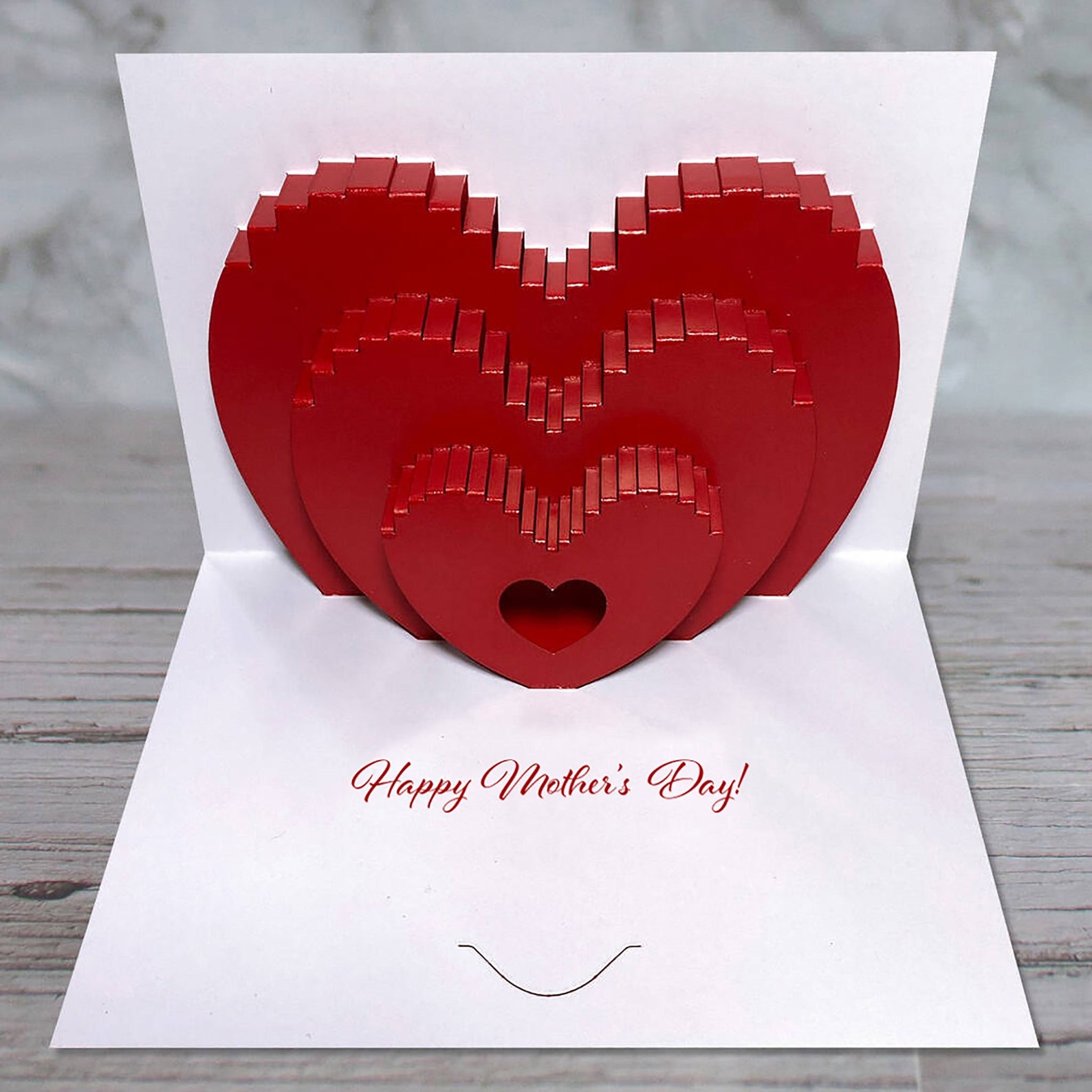 Mother's Day Love Pop-up Card - Etsy