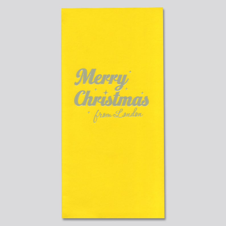 Big Ben Christmas Pop-up Bright Yellow Cover - Etsy
