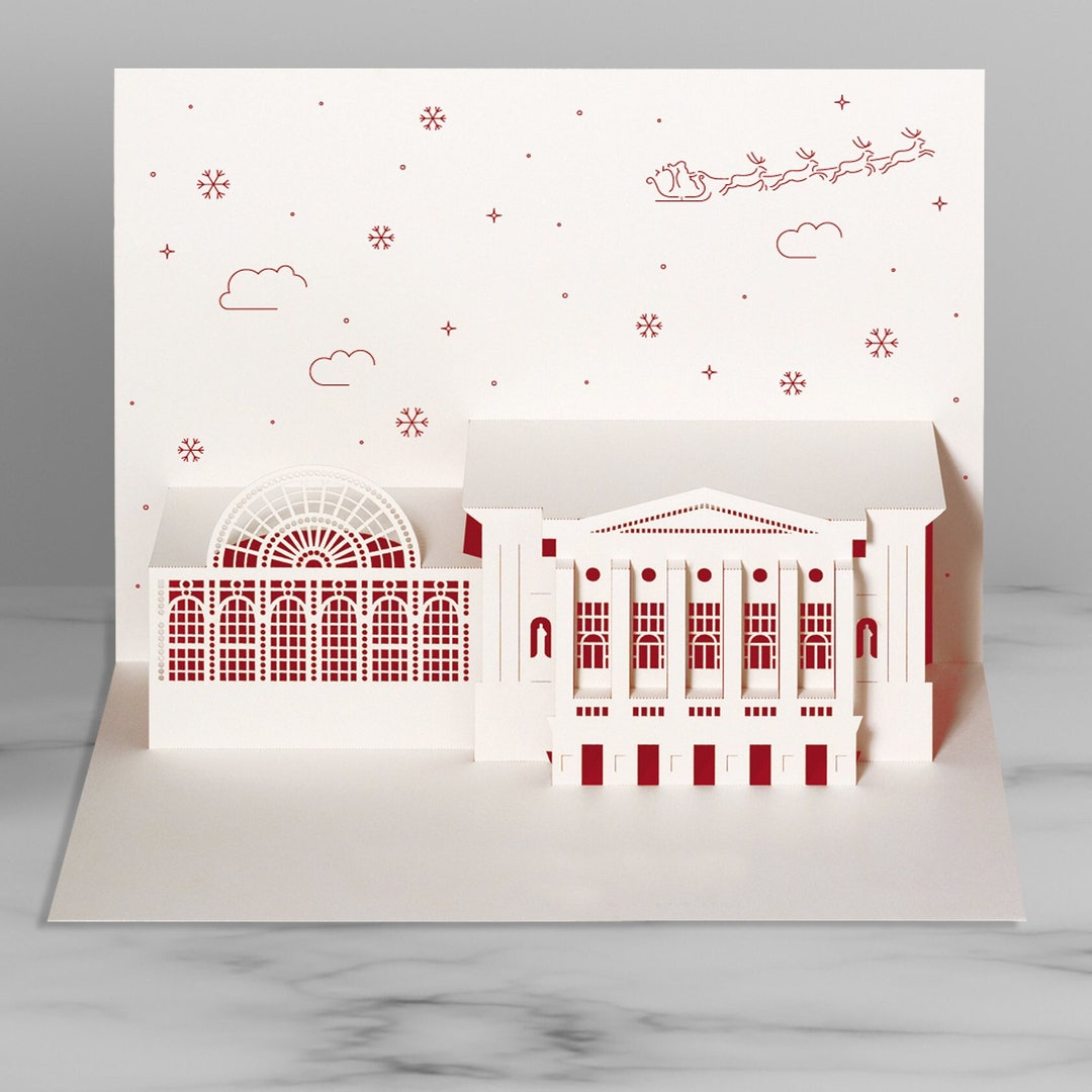 Royal Opera House Christmas Pop-up Card - Etsy