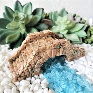 1 1/2" Tall - Mini Cobblestone Bridge - Arched Bridge - Fairy Garden ...