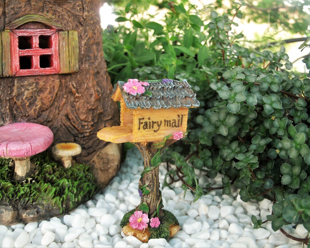 Mini Mailbox 3 Fairy Mail Fairy Garden - Etsy