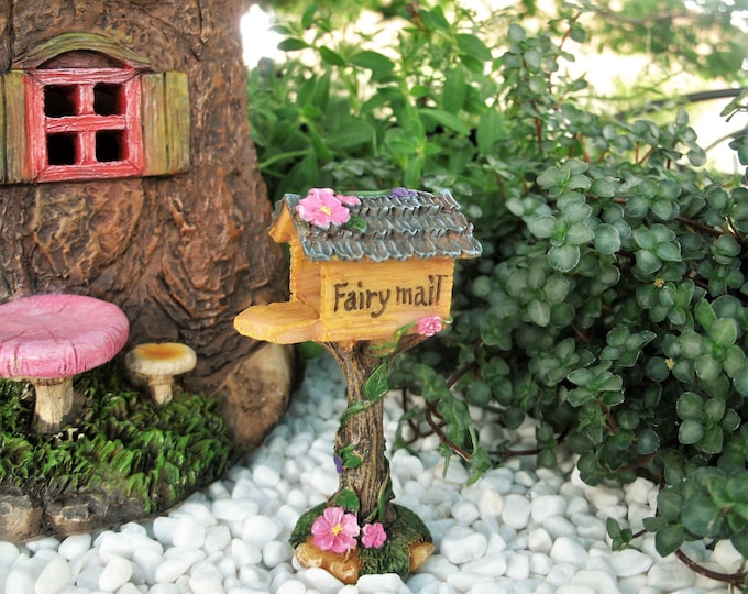 Mini Mailbox - 3" - Fairy Mail - Fairy Garden - Accessories - Miniature ...