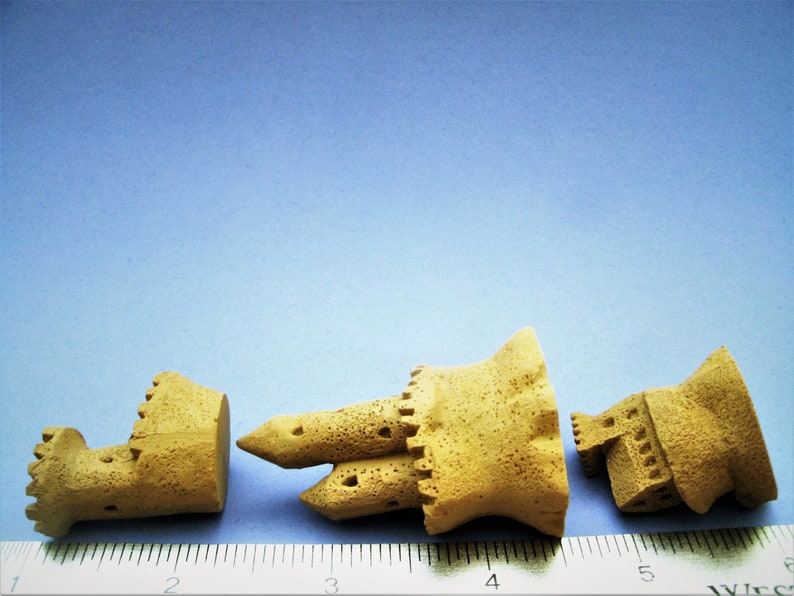 Mini Sand Castles 1 1/2 to 2 1/4 SET OF 3 | Etsy