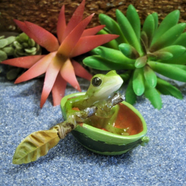 Frog Rowing a Boat - Etsy