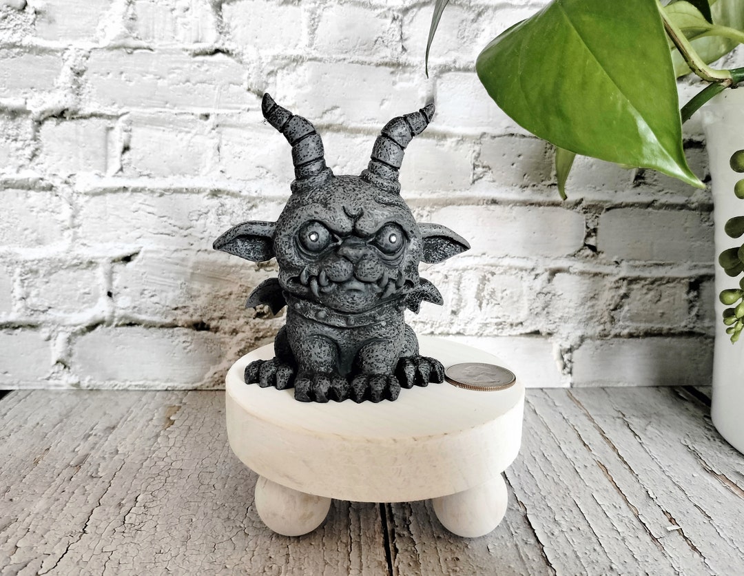 3 1/2" Mini Gargoyle - Fairy Garden - Miniature Garden - Yard and ...