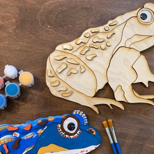 DIY Kit, DIY Craft Kit, Frog Painting Kit, Paint at Home Kit, Gift for ...