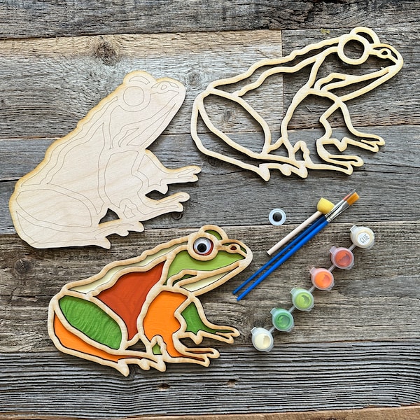 Frog Painting - Etsy