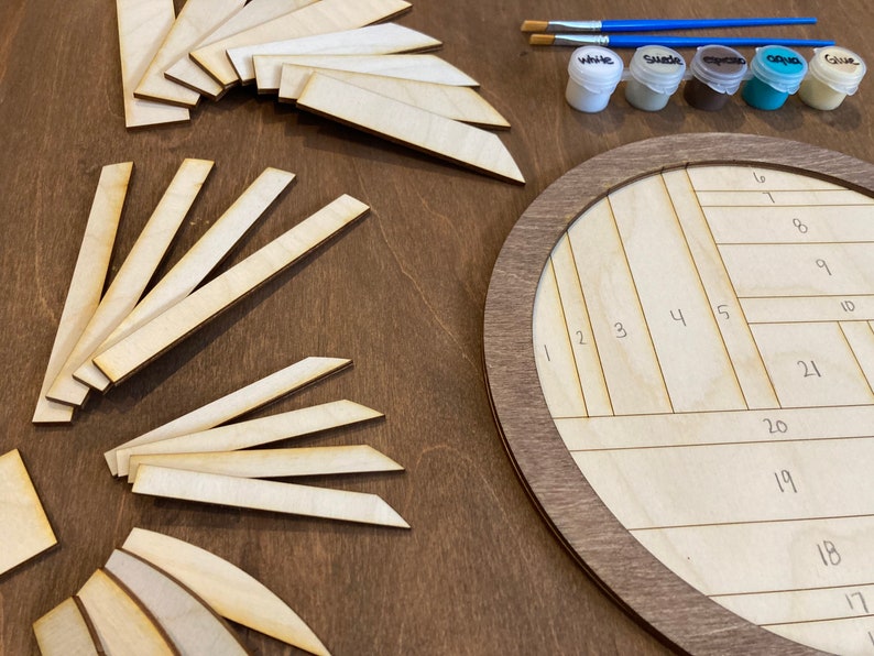 DIY Mosaic Painting Kit, DIY Mosaic Craft, Barn Quilt Kit, Paint at ...