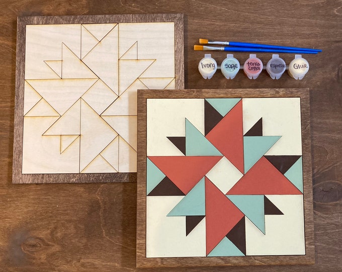 Meadow Star Barn Quilt Pattern Book Baker Nest DIY Instructions ...