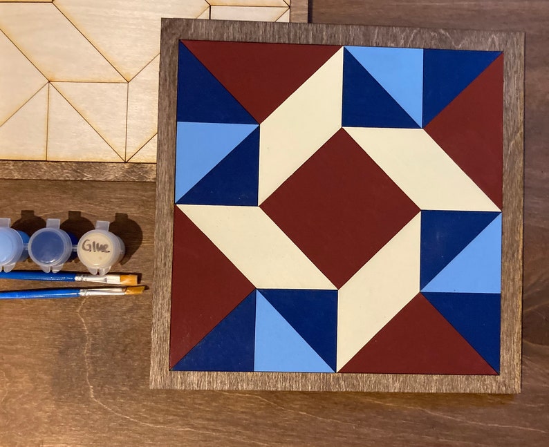 DIY Barn Quilt Painting Kit DIY Mosaic Craft Barn Quilt Kit - Etsy