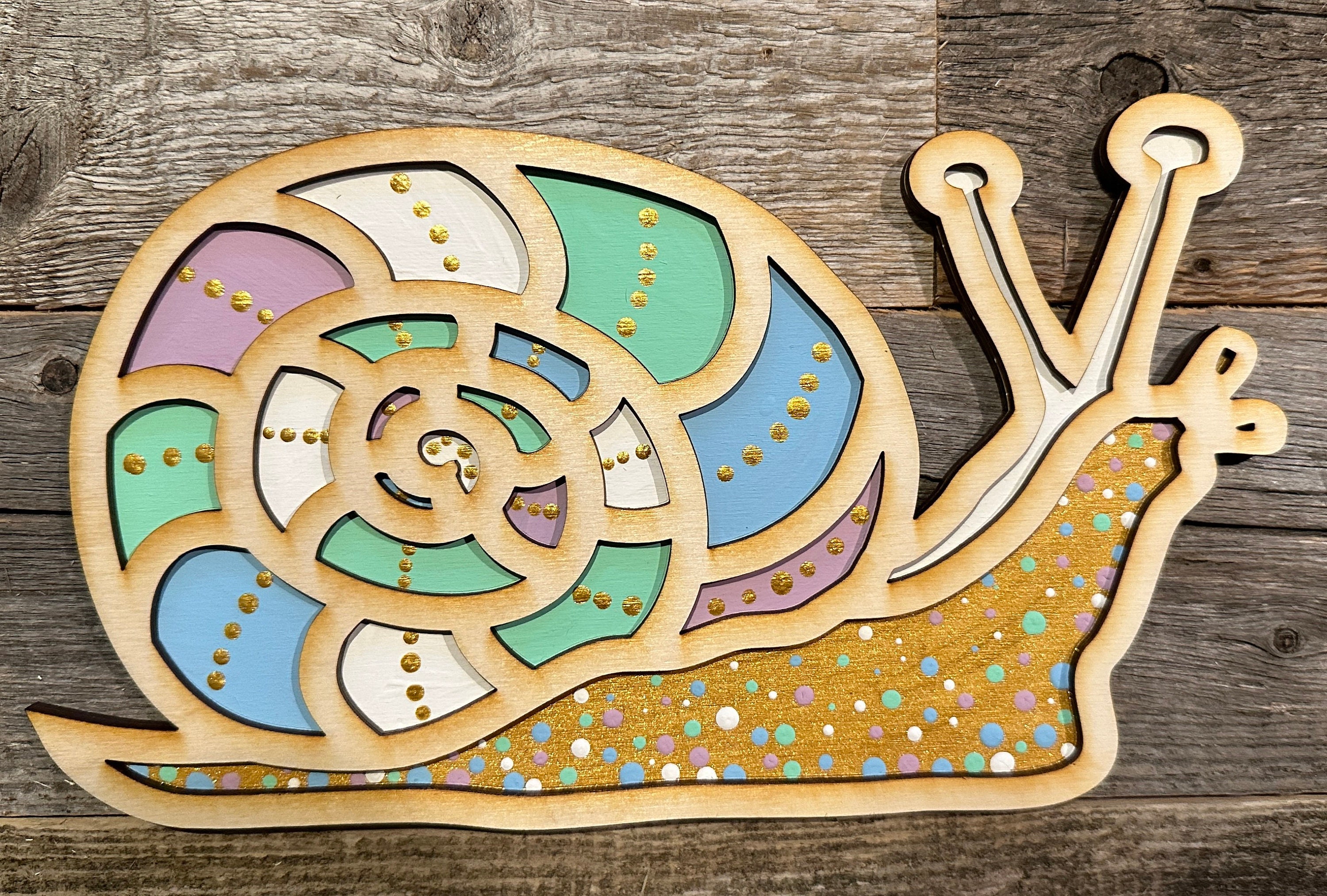 Kid's Stocking Stuffer Party Favor Snail Painting Kit, Small Kids ...