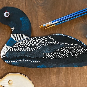 DIY Painting Kit, DIY Craft Kit, DIY Loon, Paint at Home Kit, Father's ...