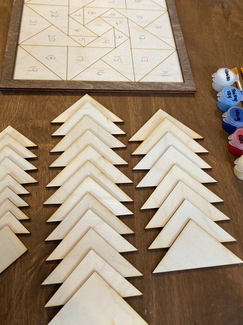 DIY Barn Quilt Painting Kit DIY Mosaic Craft Barn Quilt Kit - Etsy