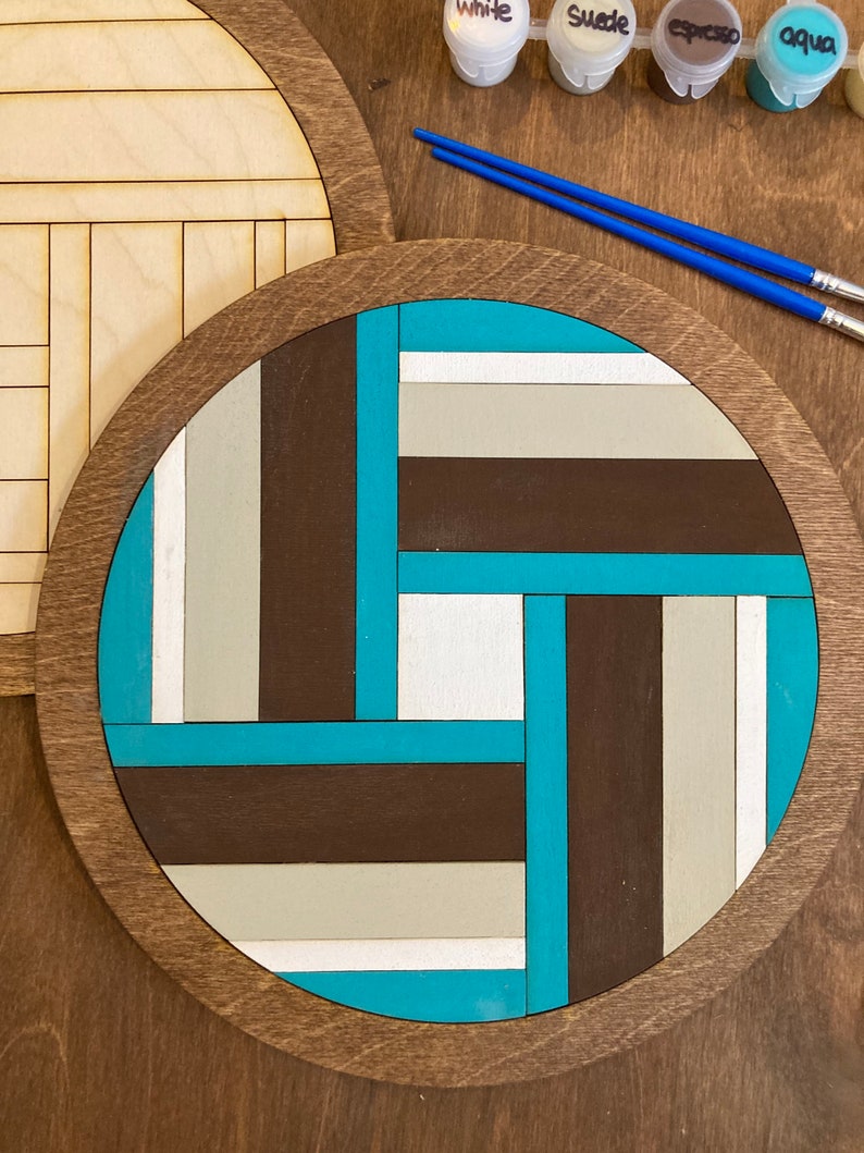 DIY Mosaic Painting Kit, DIY Mosaic Craft, Barn Quilt Kit, Paint at ...