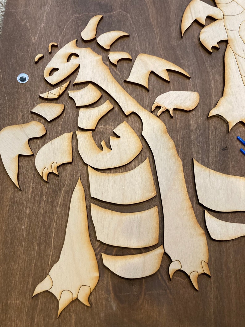 DIY Kit DIY Craft Kit Dragon Painting Kit Paint at Home - Etsy