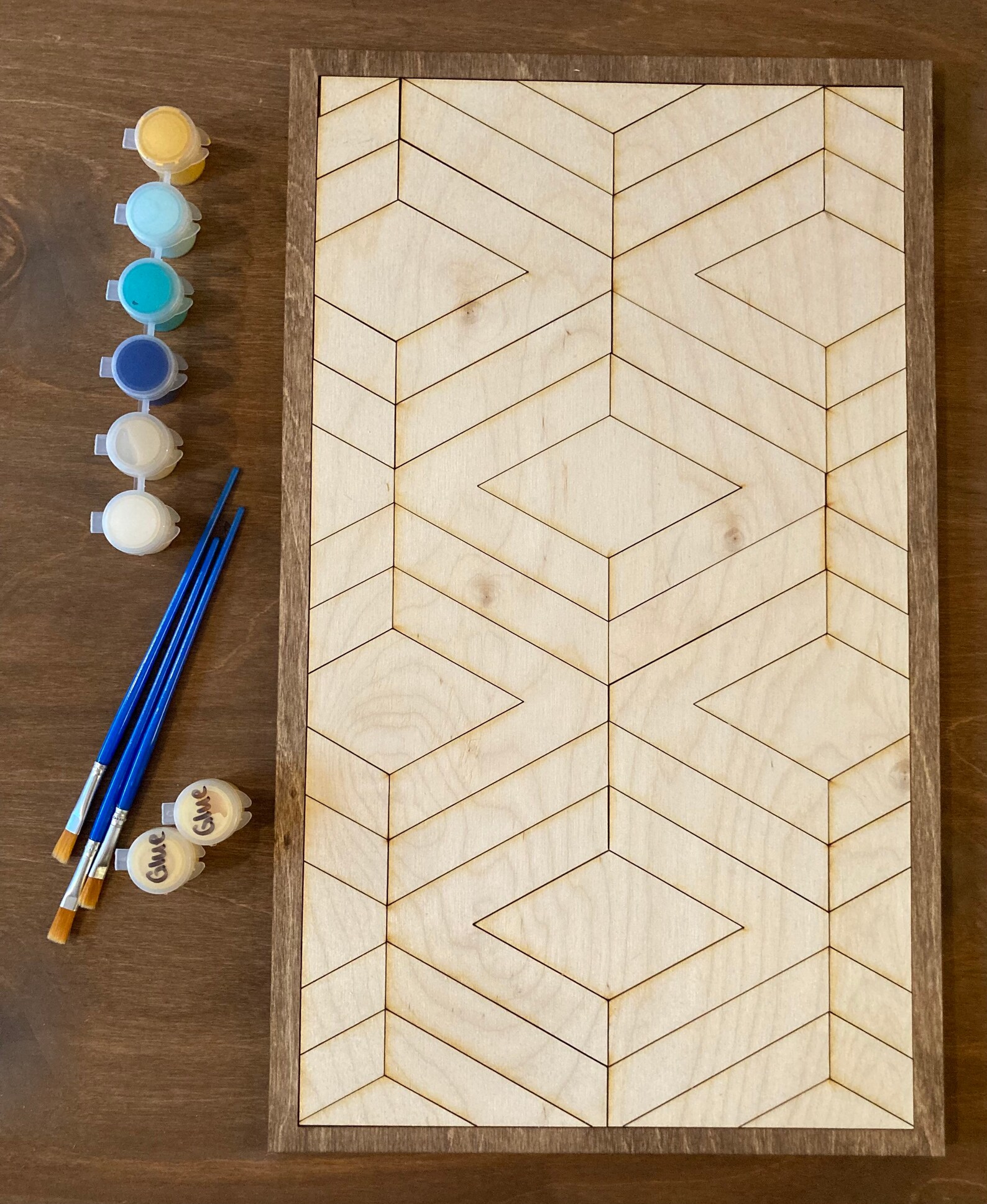 DIY Barn Quilt Painting Kit, DIY Mosaic Craft, Barn Quilt Kit, Paint at ...