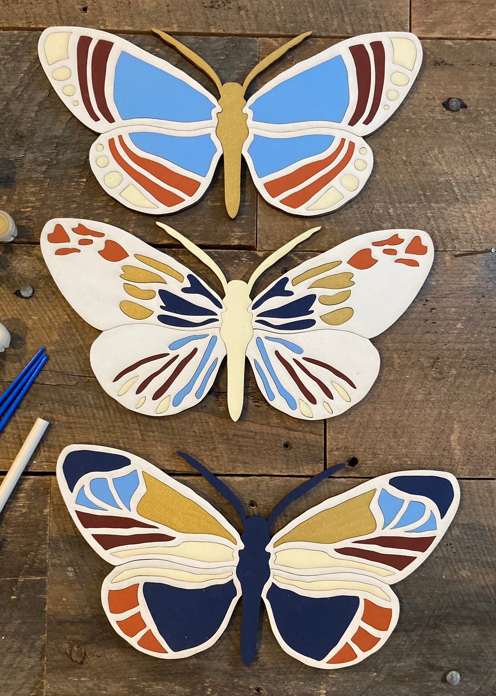 DIY Butterfly Painting Craft Kit for Kids Paint Your Own - Etsy
