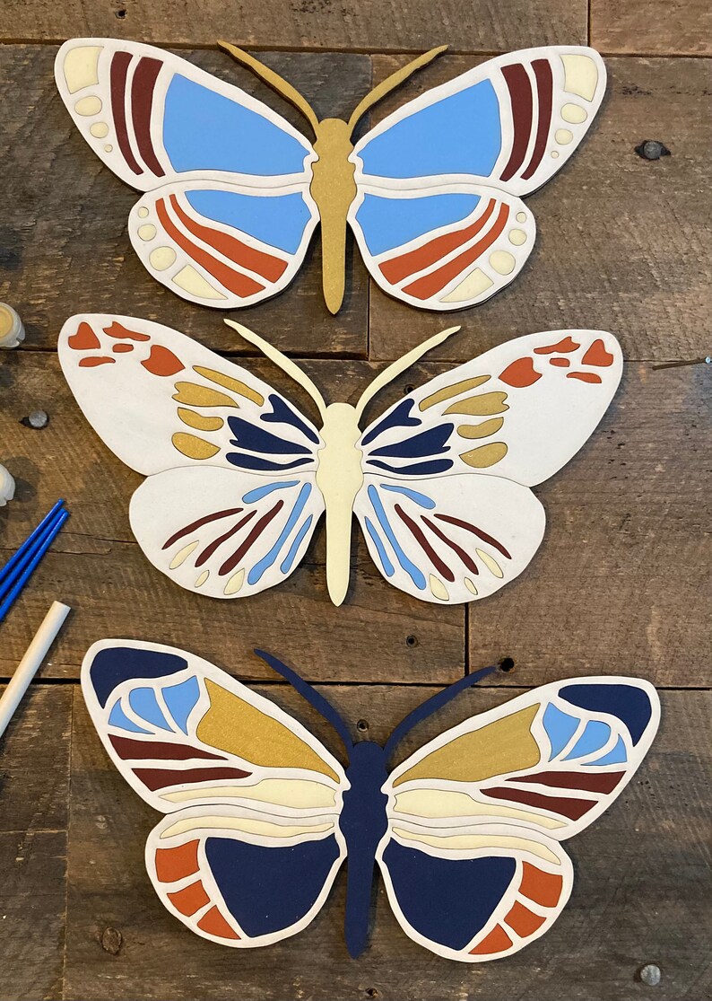 DIY Butterfly Painting Craft Kit for Kids Paint Your Own - Etsy