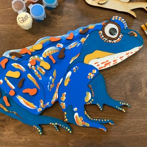 DIY Kit, DIY Craft Kit, Frog Painting Kit, Paint at Home Kit, Gift for ...