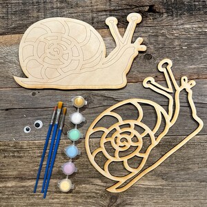Kid's Stocking Stuffer Party Favor Snail Painting Kit, Small Kids ...