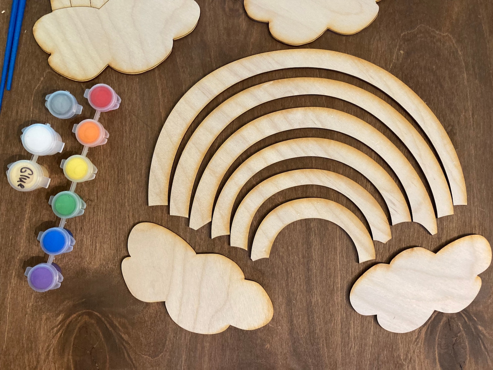 DIY Rainbow Painting Kit DIY Craft Kit Paint at Home Kit | Etsy