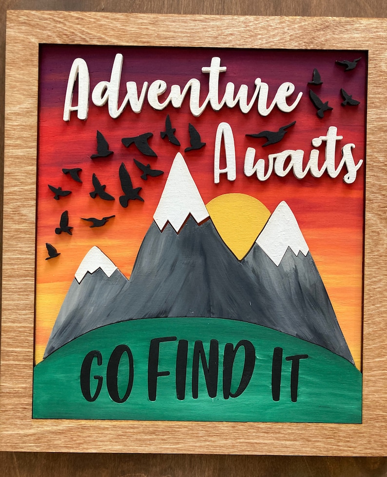 DIY Painting Kit Adventure Awaits Painting DIY Paint at Home - Etsy