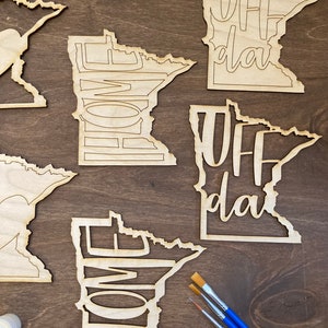 DIY Minnesota Craft Gift Set, DIY Minnesota, Paint at Home, Gift for ...