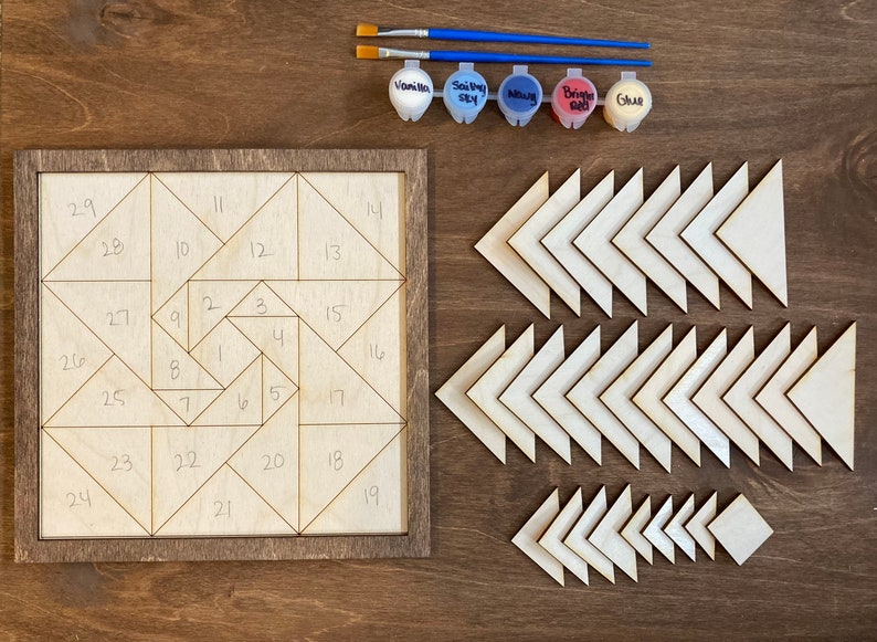 DIY Barn Quilt Painting Kit DIY Mosaic Craft Barn Quilt Kit - Etsy