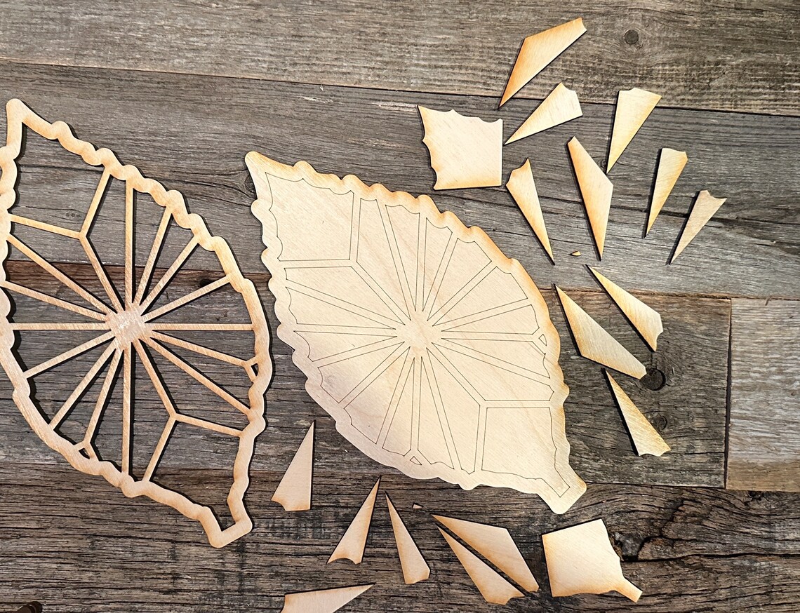 DIY Painting Mosaic Autumn Leaves Fall Craft Kit, Crafts for Kids ...