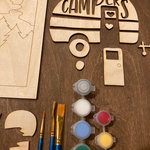 Happy Campers DIY Painting Kit, DIY Paint at Home Kit, Gift for Her ...