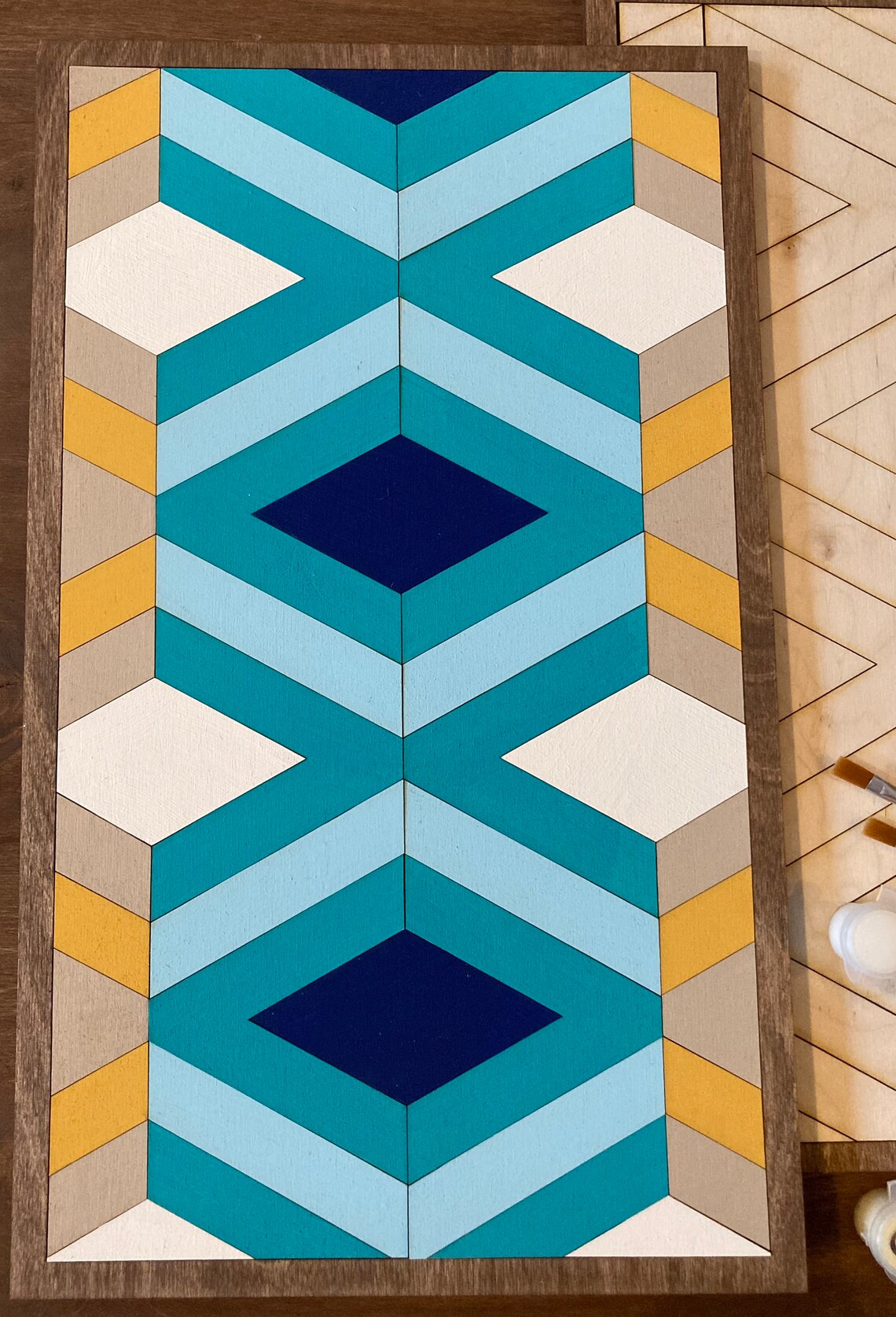 DIY Barn Quilt Painting Kit, DIY Mosaic Craft, Barn Quilt Kit, Paint at ...