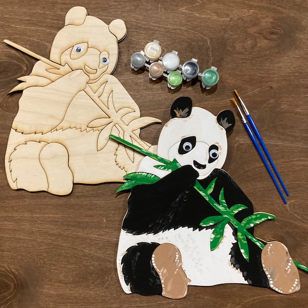 Panda Painting - Etsy