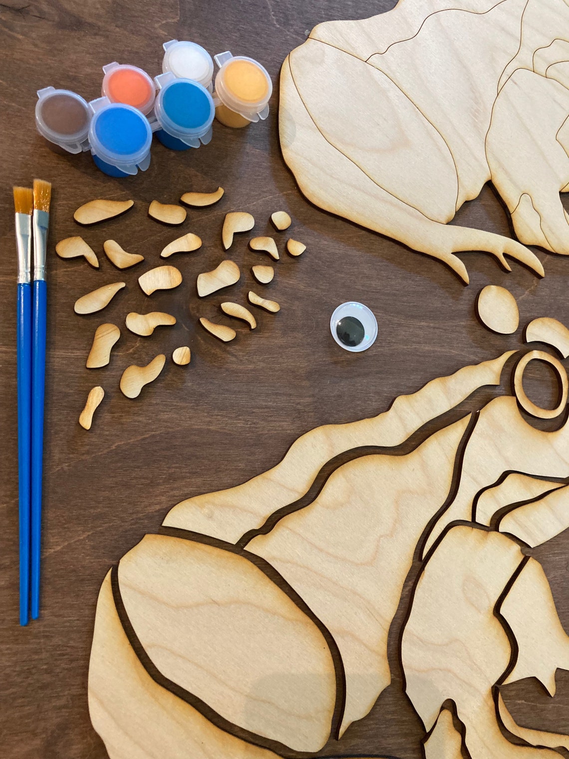 DIY Kit DIY Craft Kit Frog Painting Kit Paint at Home Kit - Etsy