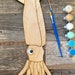 DIY Giant Squid Painting Kit, Paint at Home Kit, Paint Your Own Squid ...