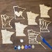 DIY Minnesota Craft Gift Set, DIY Minnesota, Paint at Home, Gift for ...