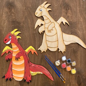 DIY Kit, DIY Craft Kit, Dragon Painting Kit, Paint at Home Kit, Craft ...