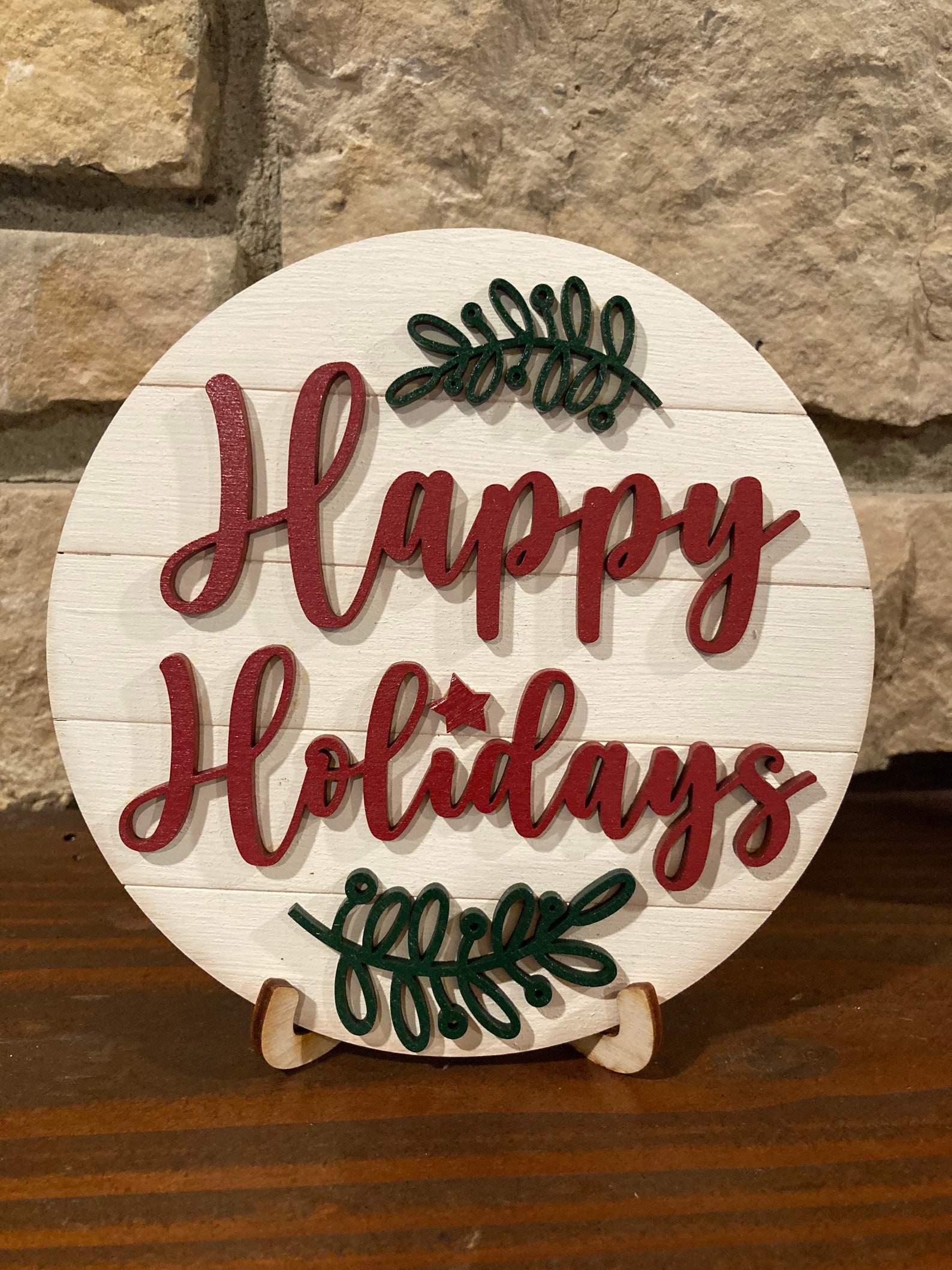 Mini Shiplap Signs Holiday Decor Holiday Signs Happy - Etsy