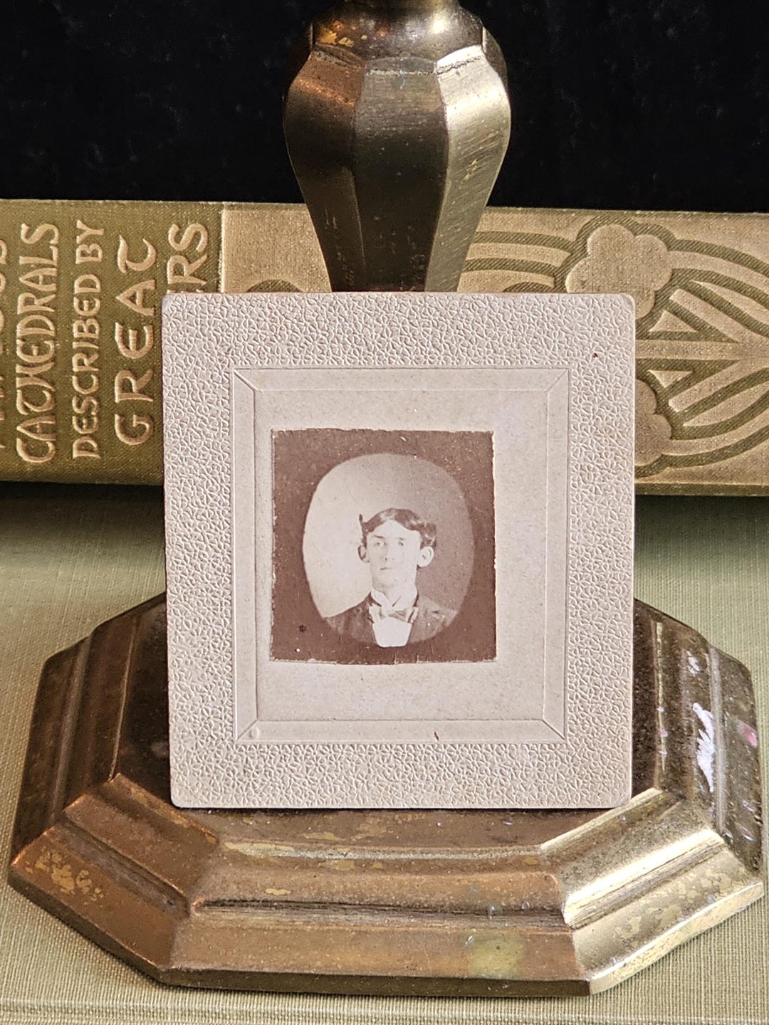 Alfalfa Look Alike Mini Photo on Card Photo Big Ears Gem Photo Our Gang ...