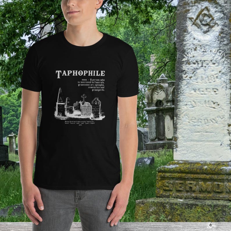 Taphophile Definition T-shirt | Cemetery Lover Gift - Etsy