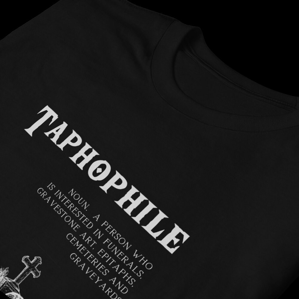 Taphophile Definition T-shirt | Cemetery Lover Gift - Etsy