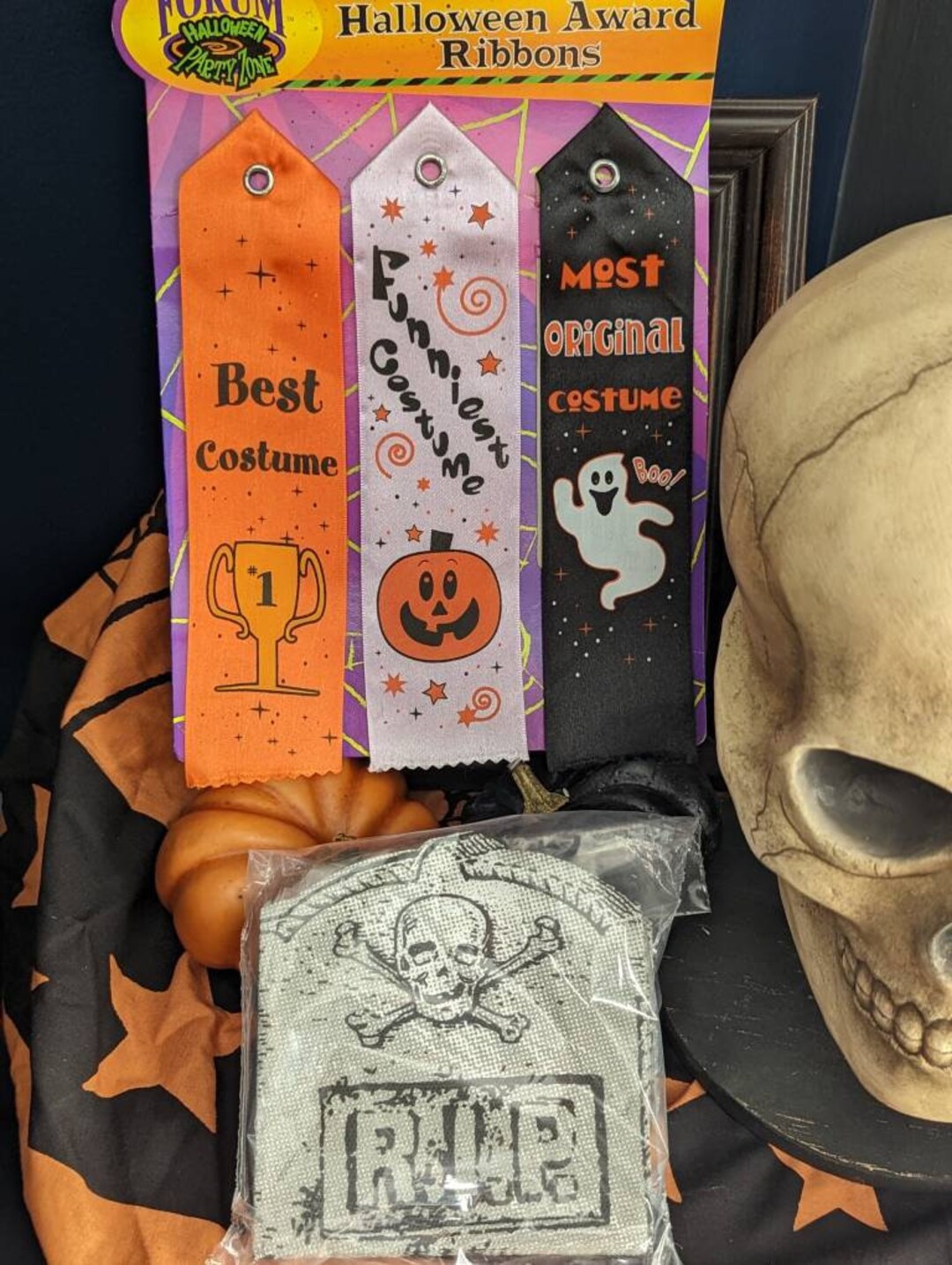 Halloween Costume Award Ribbons & Tombstone Party Napkins - Etsy