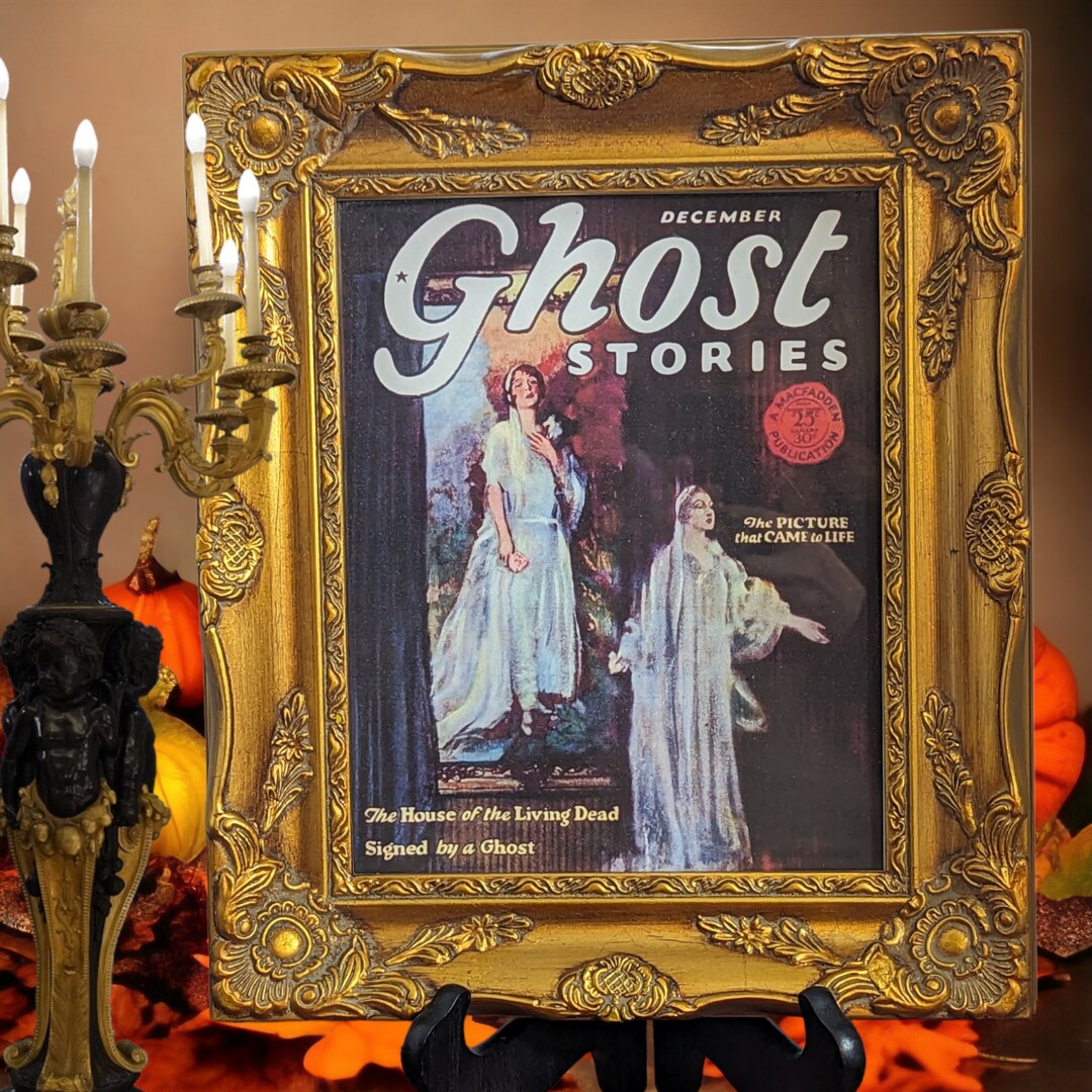 Ghost Pulp Magazine Cover Art Print REPRO October 1926 Halloween Art ...