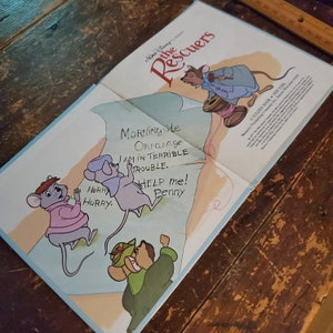 Vintage Walt Disney Book the Rescuers ABC Golden Tell a Tale Little ...