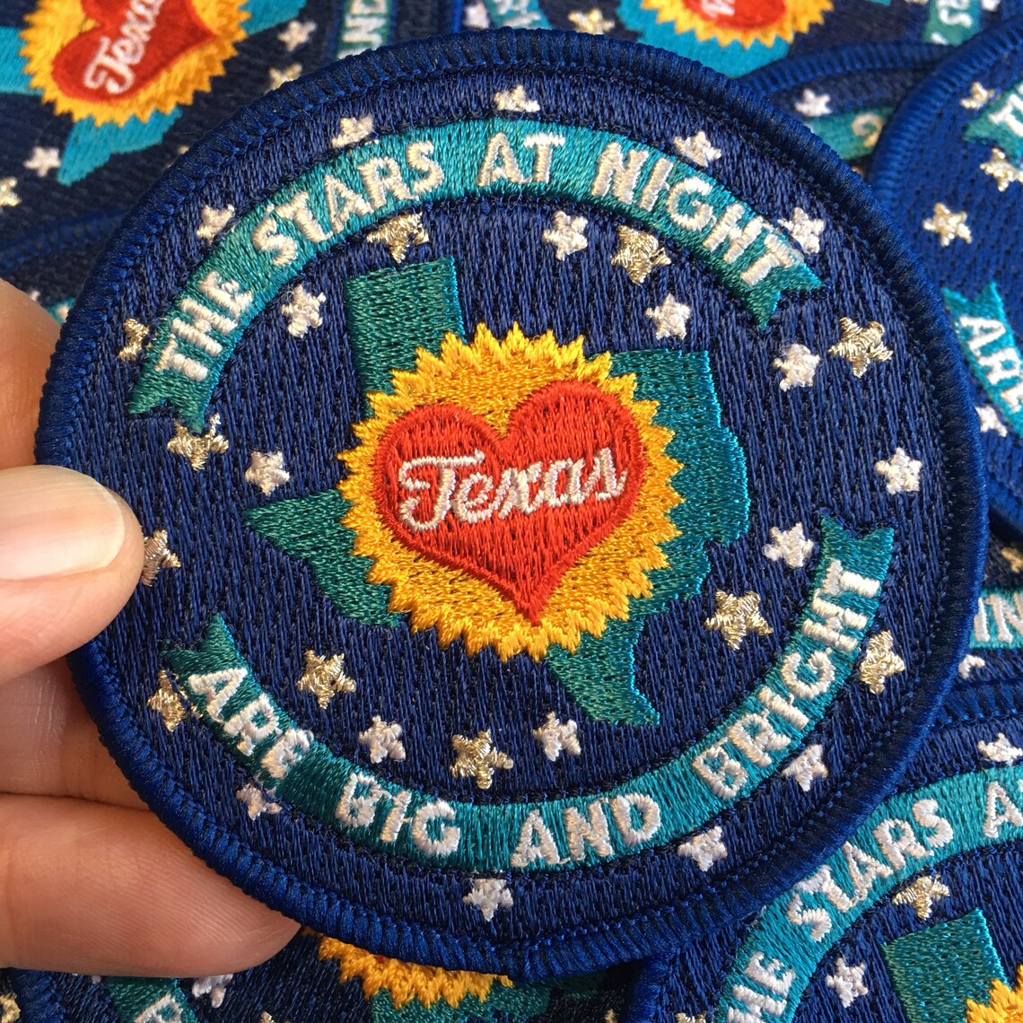 Heart of Texas Iron-on Patch - Etsy