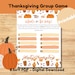Thanksgiving Ice Breaker Group Game for Family Gatherings, Office or ...