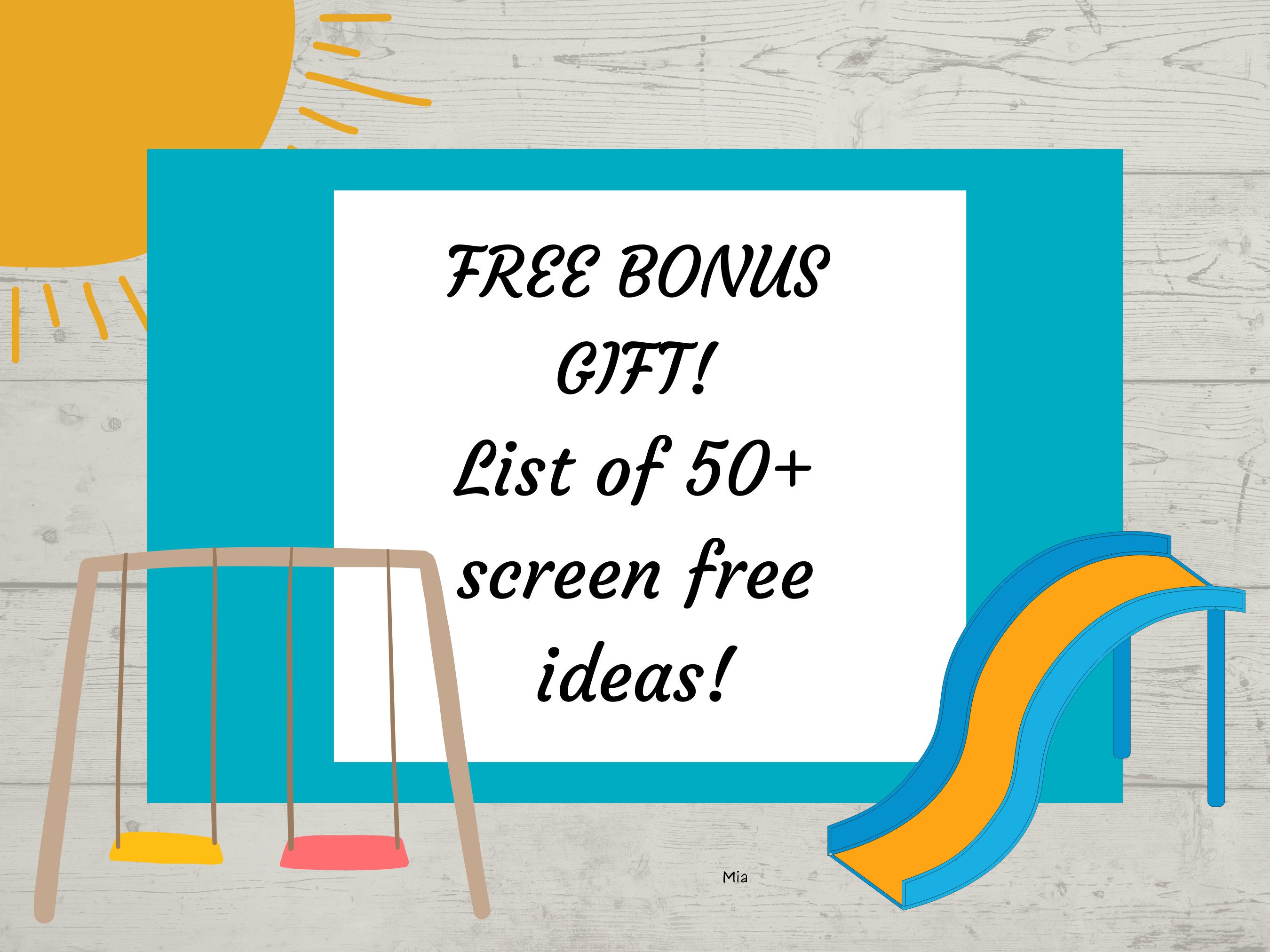 Kids Screen Free Challenge Printable Tracker - Summer Break No ...